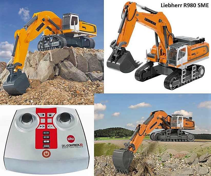 Traktorwilli - Modelltraktoren - Bagger Liebherr R980 SME